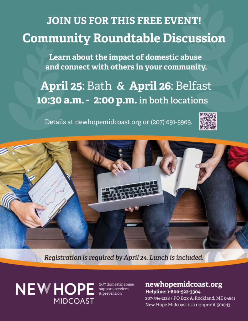 Roundtable Discussion Registration – New Hope Midcoast